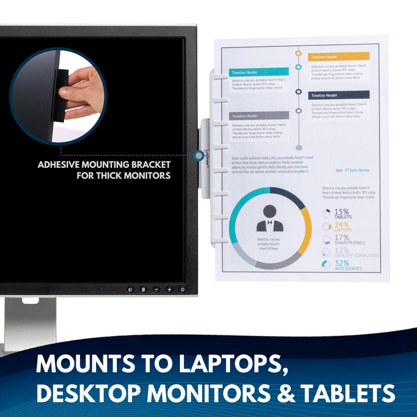 Note Tower Monitor Document & Note Holder – NOTETOWER