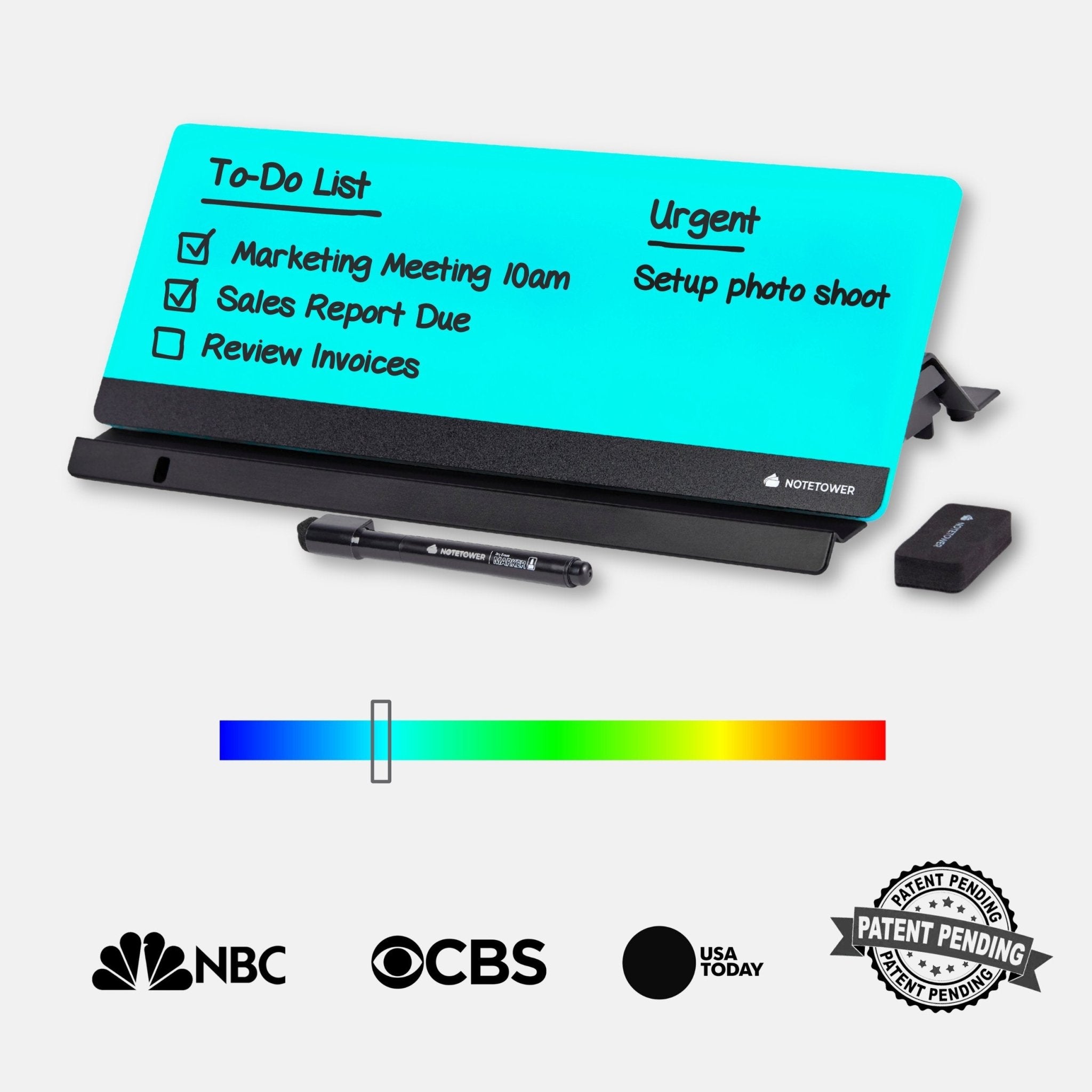 Zumiglo Ultra · LED Color Changing Desktop Whiteboard – NOTETOWER