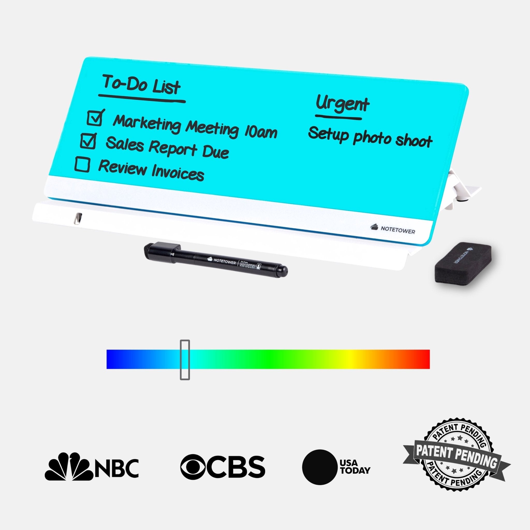 Zumiglo Ultra · LED Color Changing Desktop Whiteboard – NOTETOWER