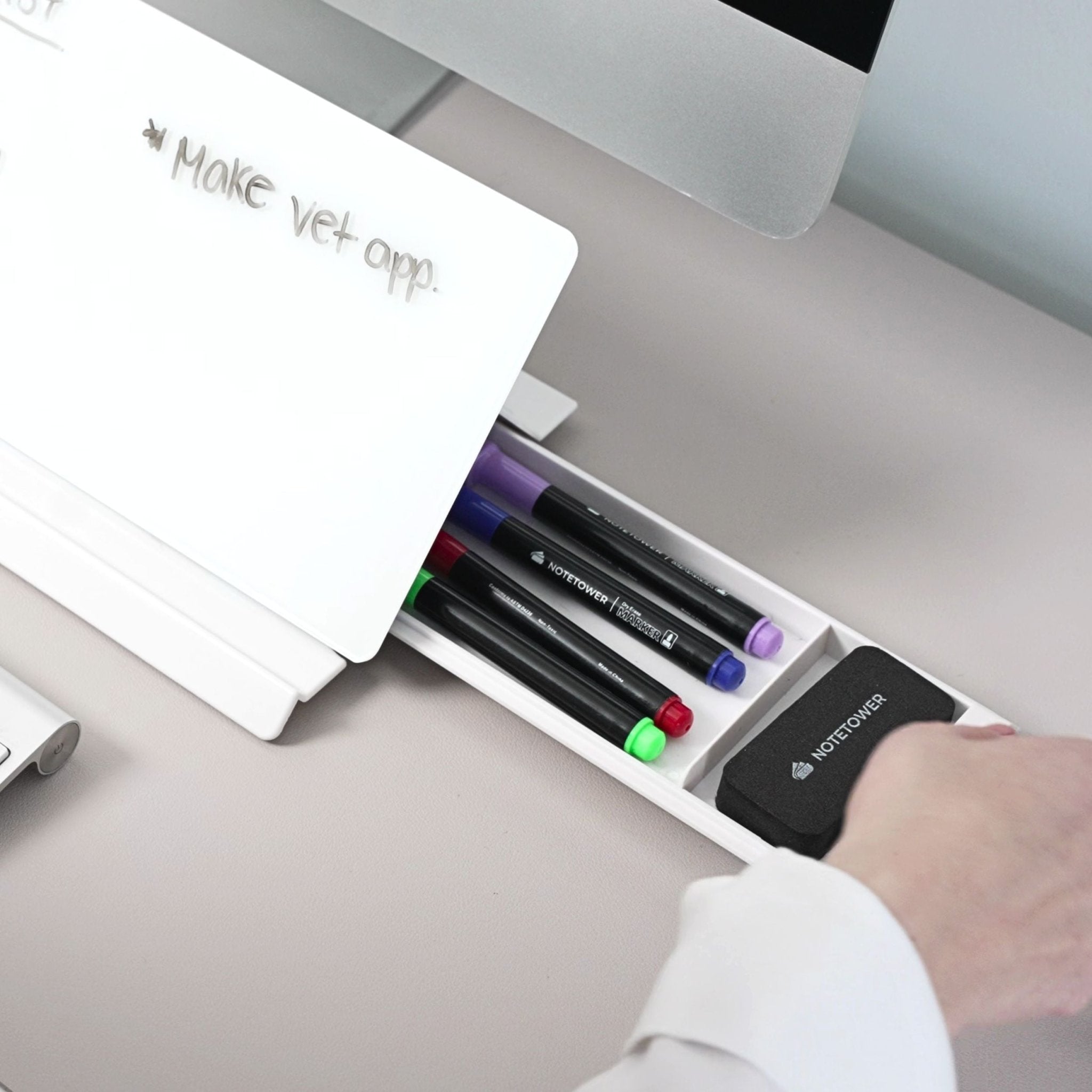Note Tower Desktop Whiteboard - Glass – NOTETOWER