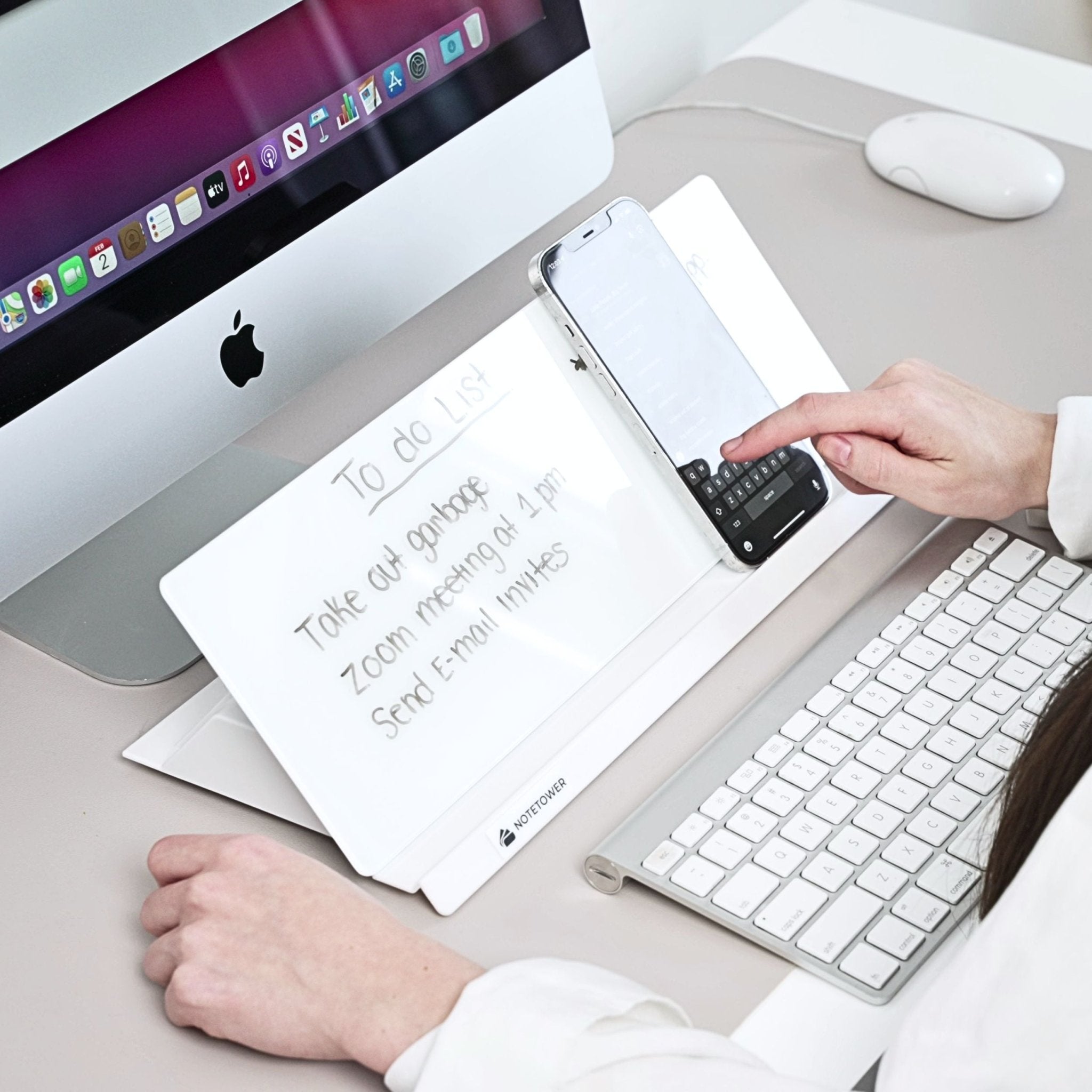 Note Tower Desktop Whiteboard - Glass – NOTETOWER
